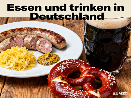 Deutsche Landeskunde und Kultur für Deutschlernende: Essen und Trinken ...